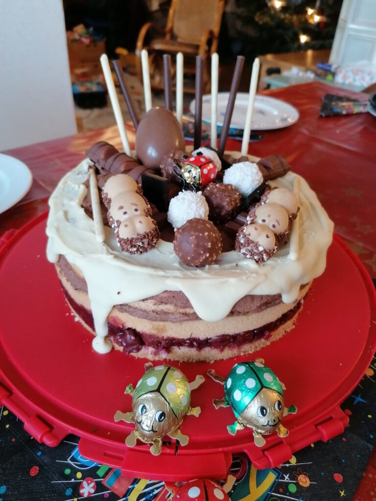 Silvester-Torte aka Süßigkeiten Drip-Cake mit dem Cookit von Bosch ...